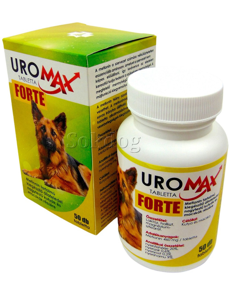 Uromax Forte tabletta 50db - sokdog